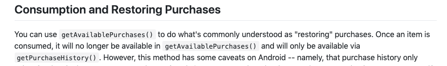 What is the correct way of restoring Auto-Renewable Subscriptions? · Issue #532 · hyochan/react ...