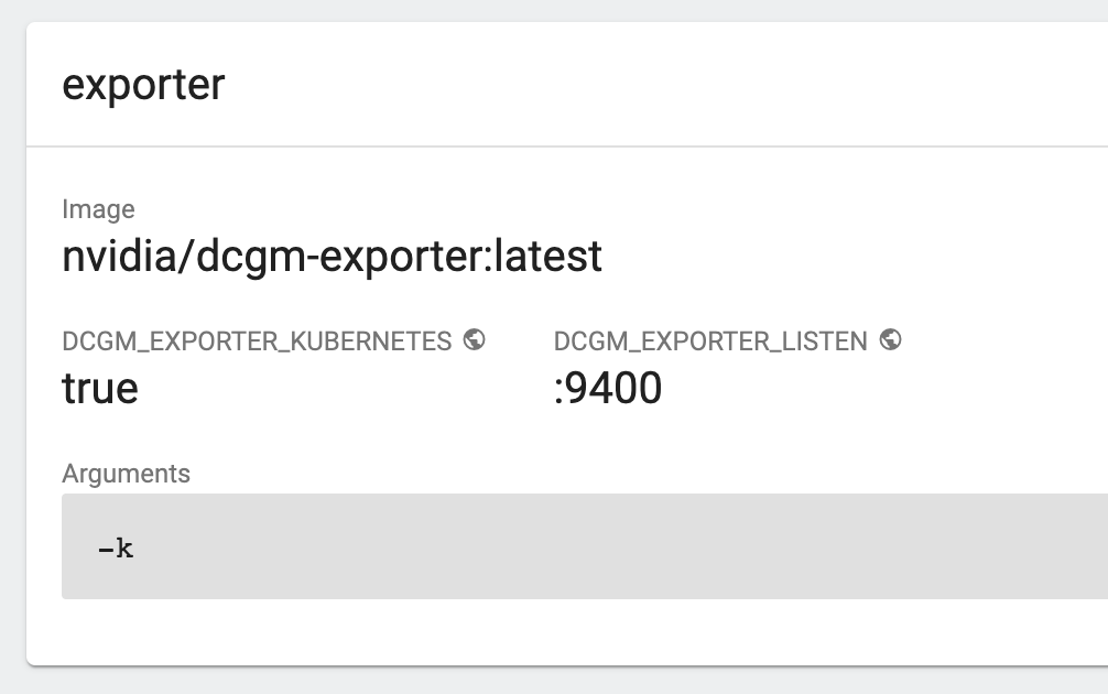 Pods with dcgm-exporter fail to start · Issue #120 · NVIDIA/gpu-monitoring-tools · GitHub
