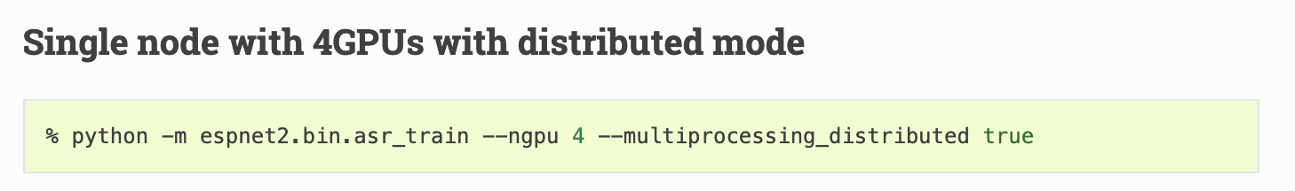 ESPnet2 Distributed training · Issue #2804 · espnet/espnet · GitHub
