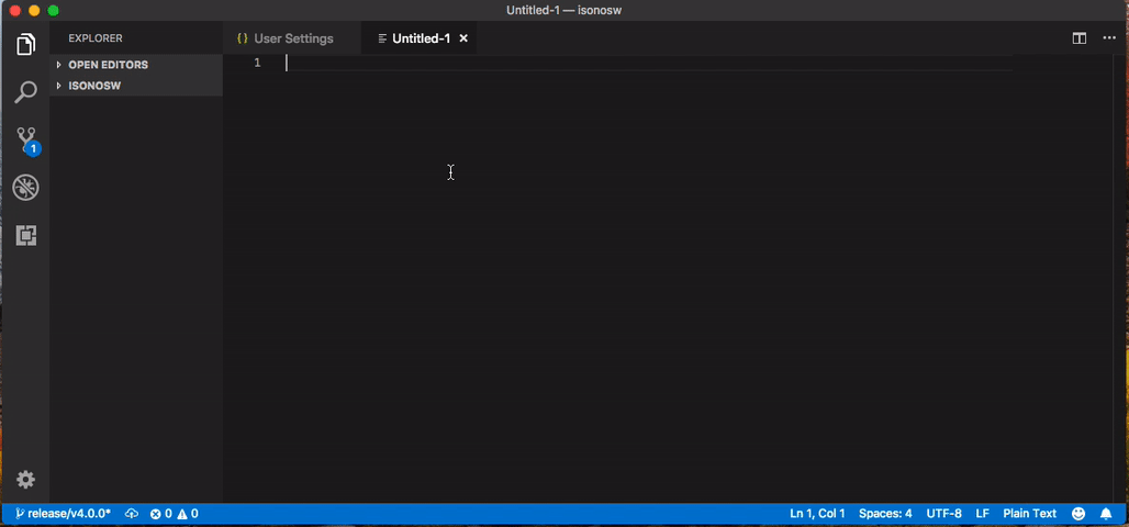 Editor still inserting spaces when editor.autoIndent set to false ...