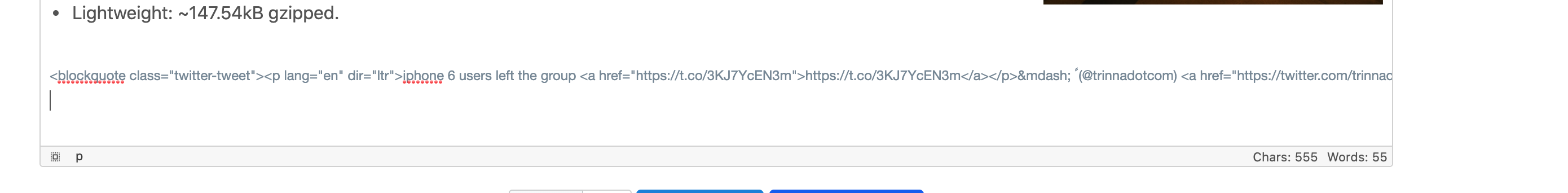 copy pasting twitter or istagram or etc not as expected · Issue #416 · xdan/jodit · GitHub