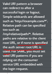 Invalid redirect uri / · Issue #15539 · keycloak/keycloak · GitHub