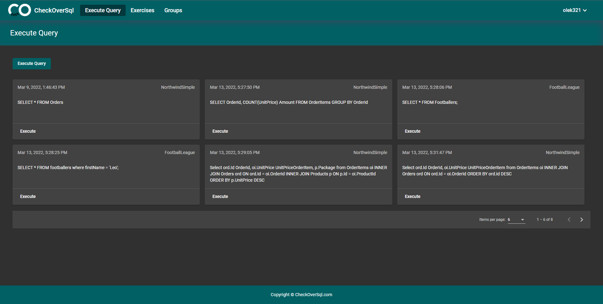GitHub - olekogrodowczyk/CheckOverSql: CheckOverSql is an application ...