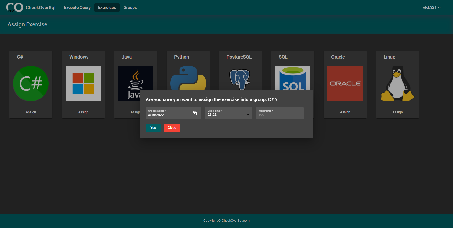 GitHub - olekogrodowczyk/CheckOverSql: CheckOverSql is an application ...