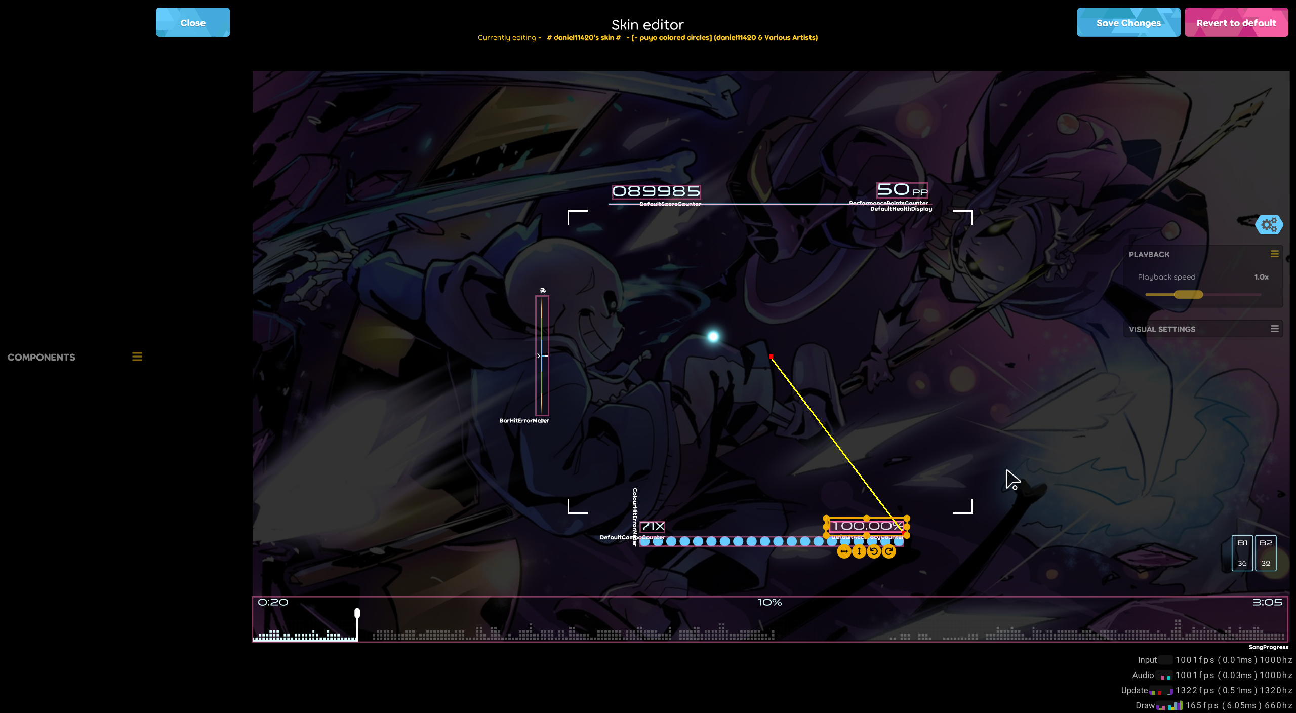 Anchor skin/HUD layout elements to playfield · ppy osu · Discussion ...