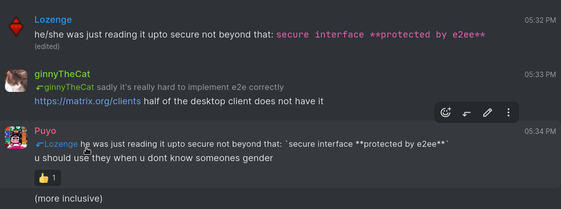 [bug] Message edit isn't reflected in reply · Issue #421 · cinnyapp/cinny · GitHub