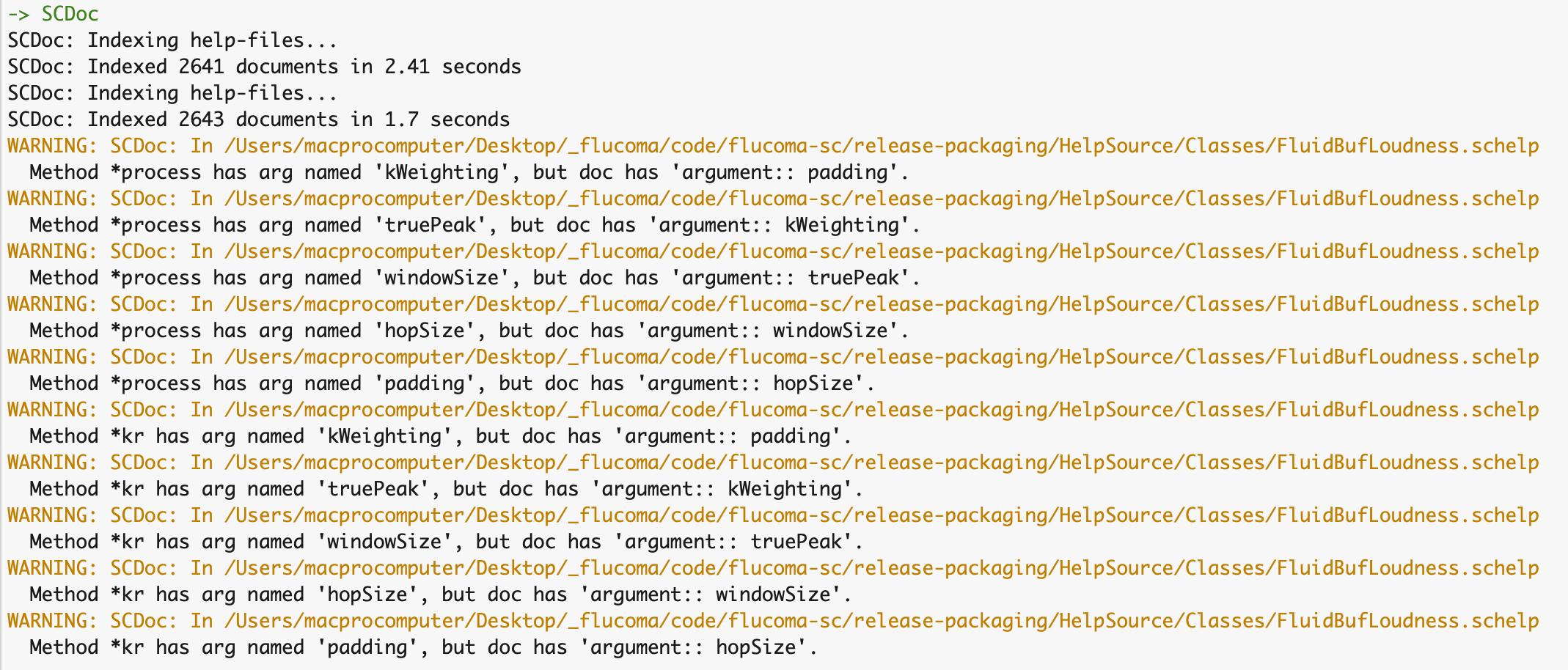 [SC] Discrepancy in arguments order: `padding` · Issue #43 · flucoma/flucoma-docs · GitHub