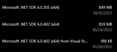 [Package Issue]: Microsoft.DotNet.SDK.6 · Issue #86165 · microsoft/winget-pkgs · GitHub