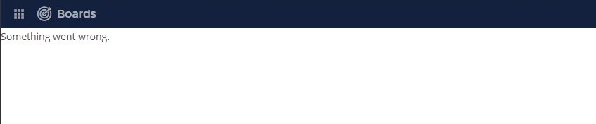 Bug: Template selector > "Something went wrong" error when selecting ...
