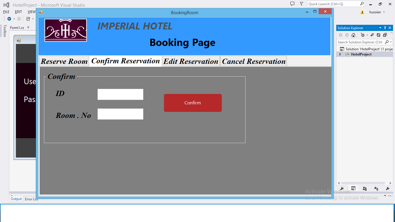 GitHub - hussienibrahiem95/Hotel-Management-System: Desktop application ...