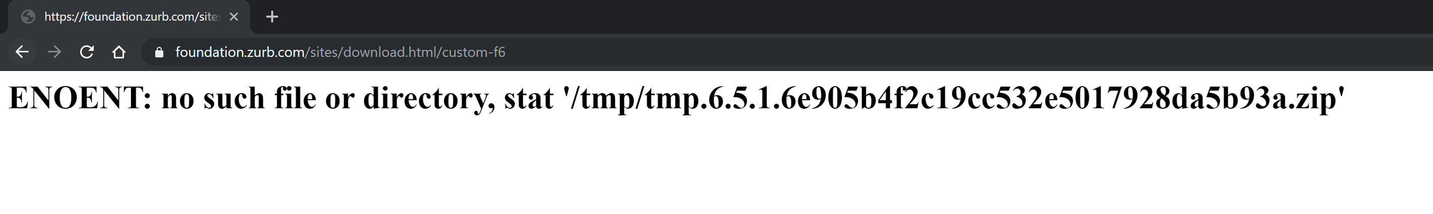 Custom Website Download Generates 404 · Issue 11826 · Foundationfoundation Sites · Github