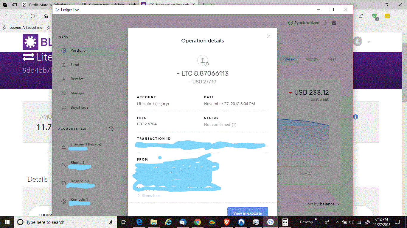 This version seems fubared using LTC legacy · Issue #1670 · LedgerHQ/ledger-live-desktop · GitHub