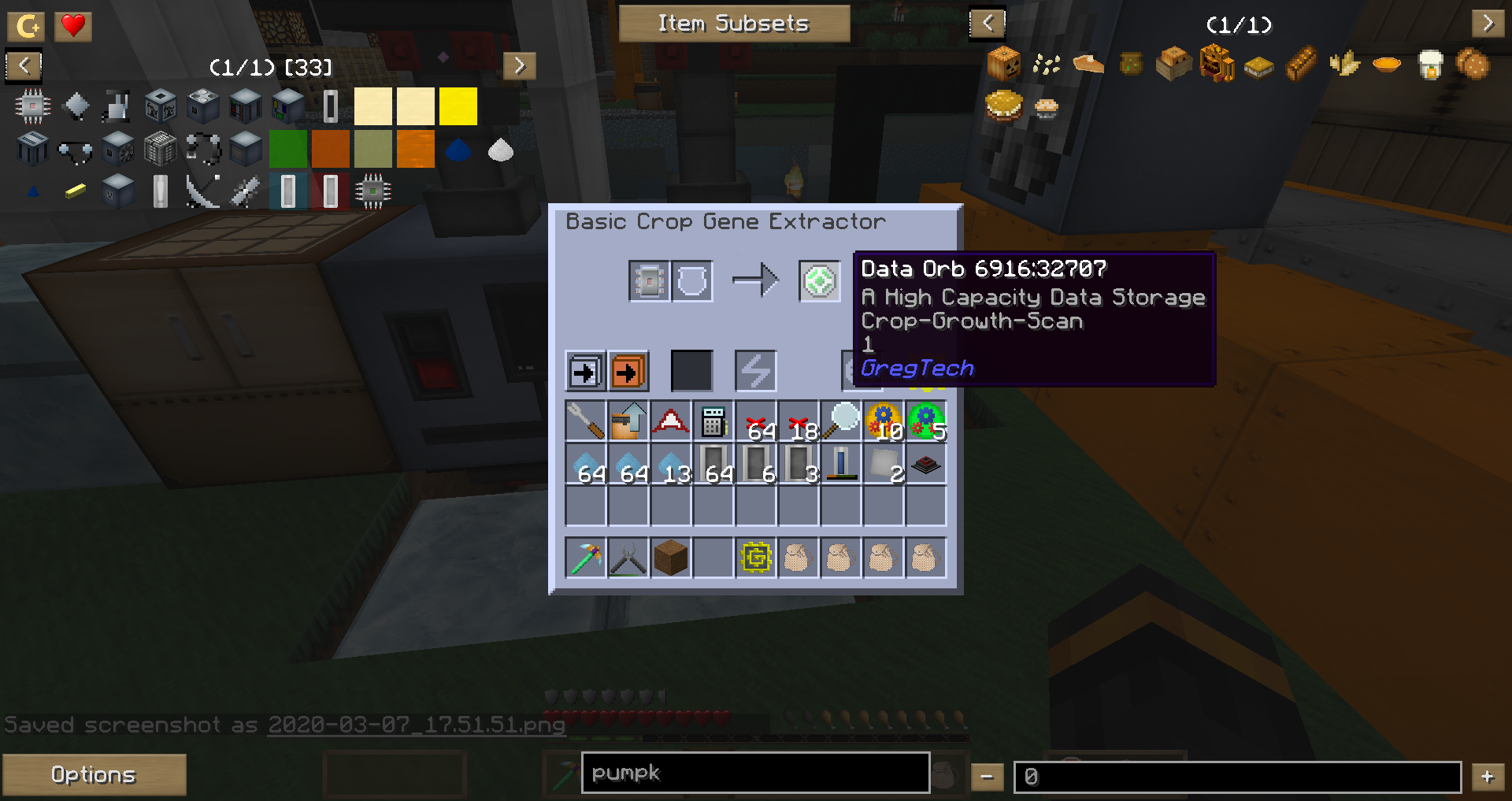 Crop Gene Extractor Data Sticks to free Data Orbs · Issue #5706 ...