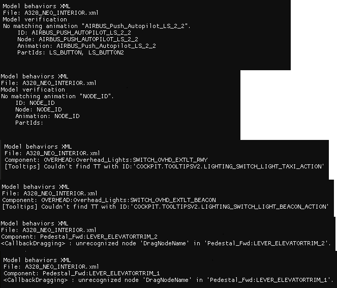 Tooltips missing, SU5 ModelBehavior XML Errors (To console) · Issue #5575 · flybywiresim ...