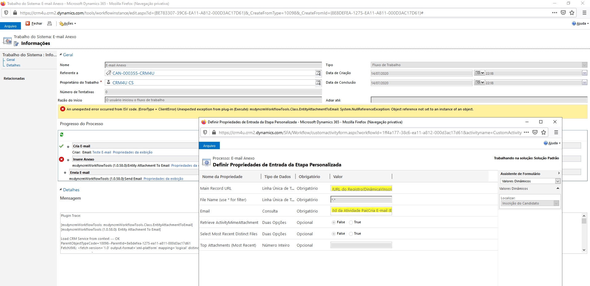 Problemas with Entity Attachment To Email · Issue #196 · demianrasko/Dynamics-365-Workflow-Tools ...