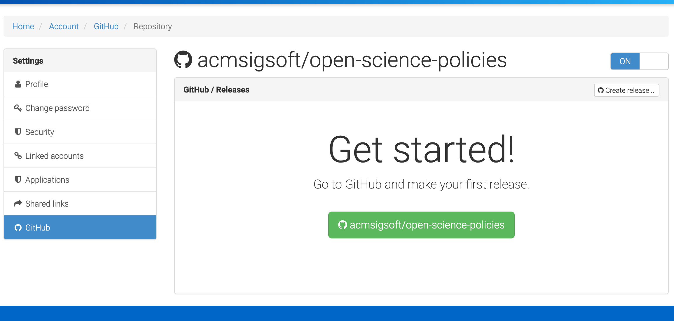 Github integration does not fire up, no errors reported · Issue #2017 · zenodo/zenodo · GitHub