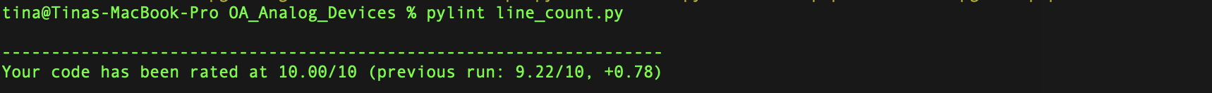 GitHub - tristinahuang/LineCount: Python Line Count Exercise