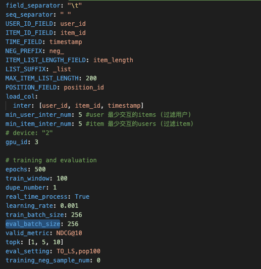 How to set the parameters of the BERT4Rec? · Issue #911 · RUCAIBox/RecBole · GitHub