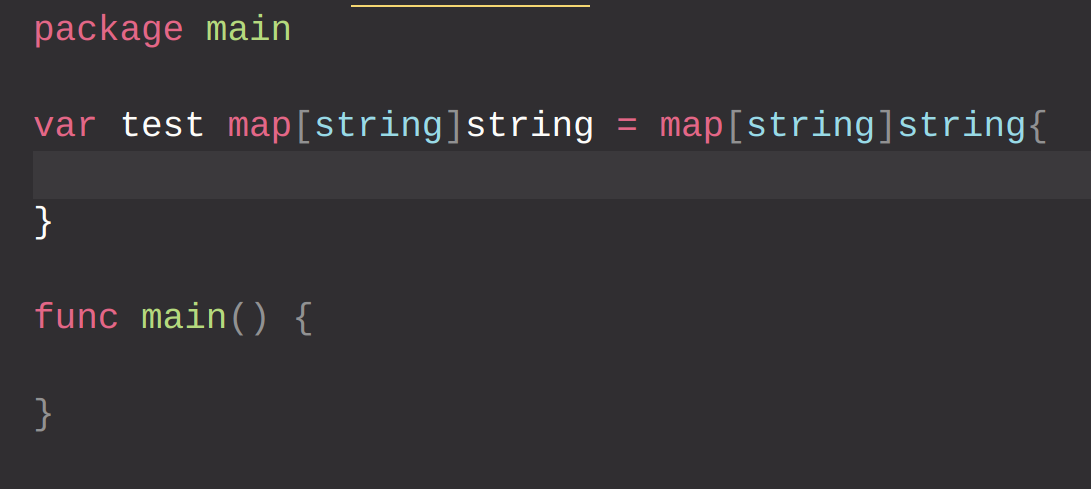 Syntax Higliting Wrong When Defining The Contents Of A Map · Issue