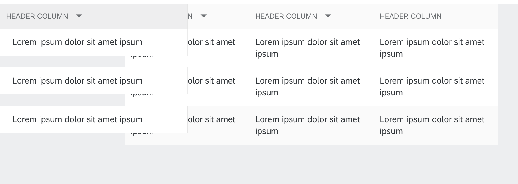 Fixed Table Column Width · Issue 914 · Sapfundamental · Github 