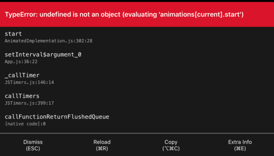 Starting a sequence animation for the second time throws an error ...