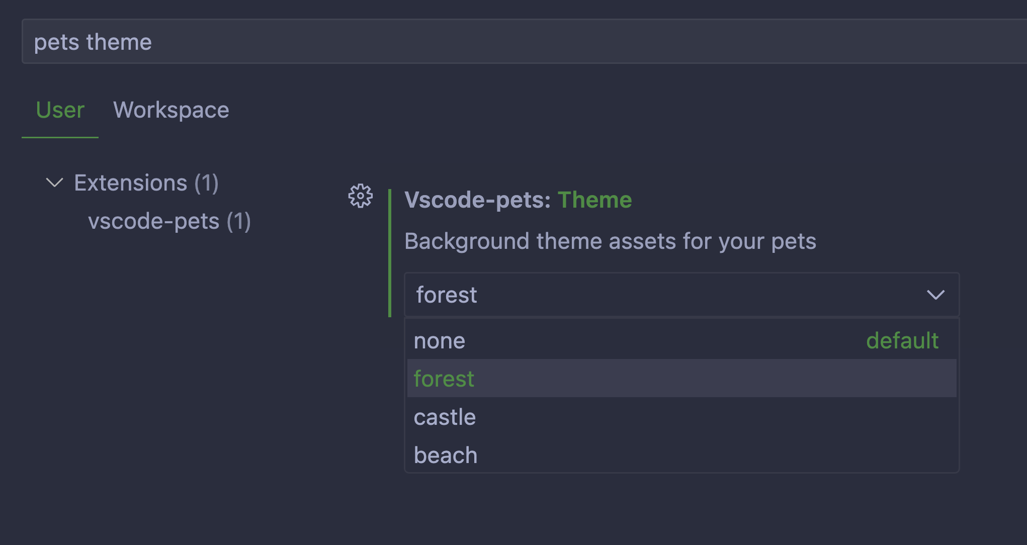 No puedo abrir los temas · Issue #378 · tonybaloney/vscode-pets · GitHub
