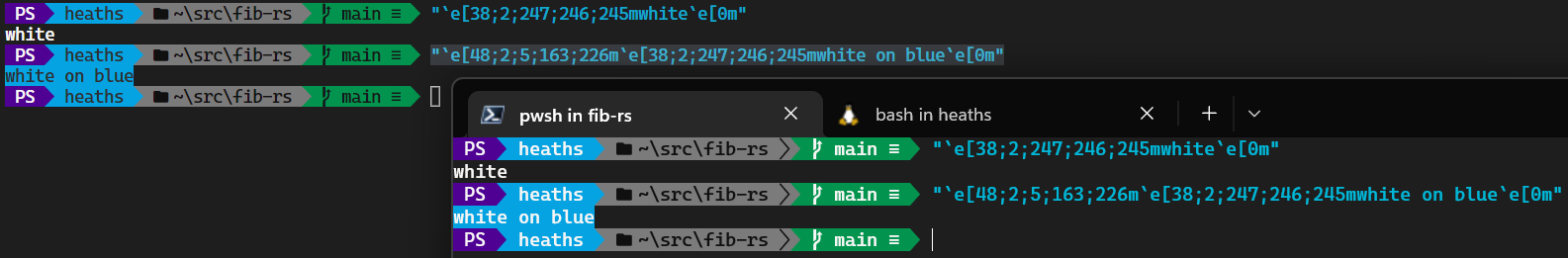 Some background colors are changing the foreground color · Issue ...