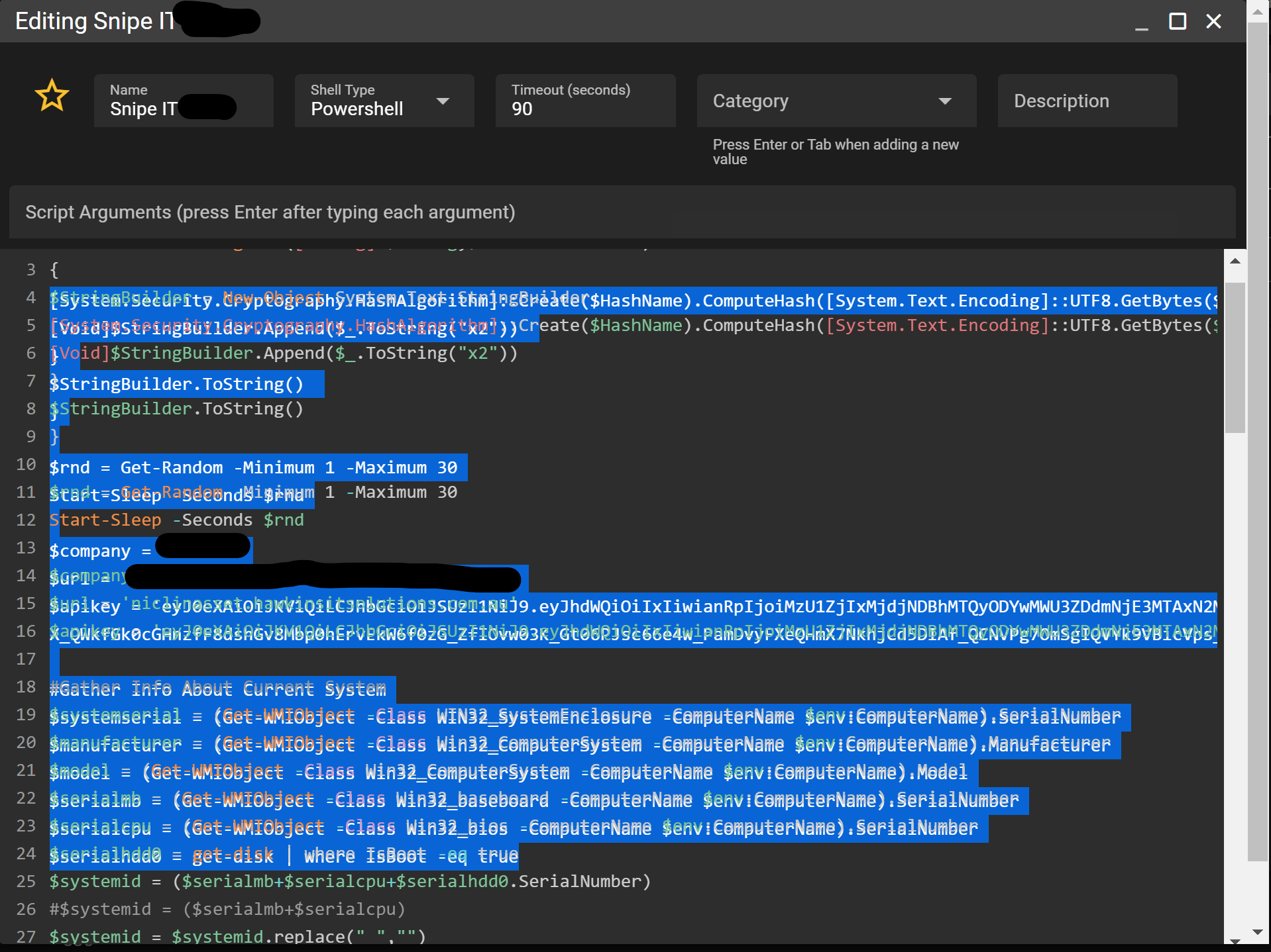 Bug: Long Text String in Script Editor - Copy Paste Issues · Issue #712 · amidaware/tacticalrmm ...