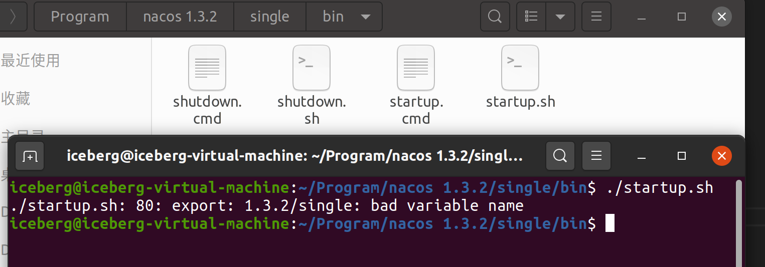'bad variable name' error when startup server · Issue #3643 · alibaba ...