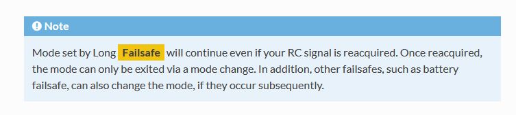 The mode set by Long Failsafe may change when the RC signal is received again. · Issue #4516 ...