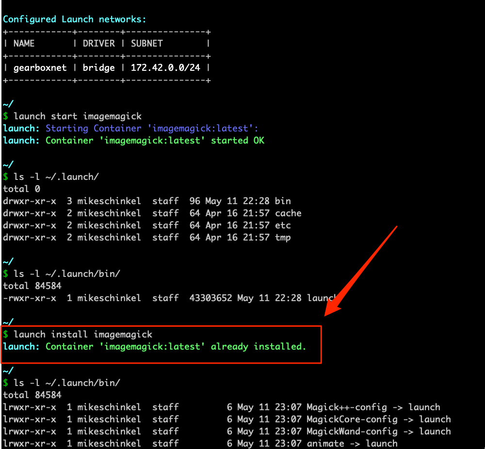Change install message when image already exists to mention adding ...