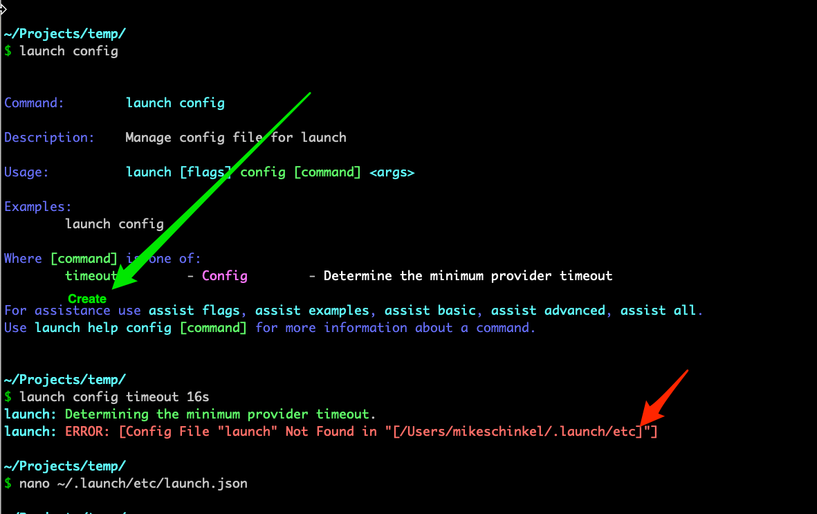 Implement Config Create And Address Related Issues · Issue 59