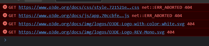 [BUG][WEBSITE] o3de.org is showing as simple html · Issue #2429 · o3de/o3de.org · GitHub