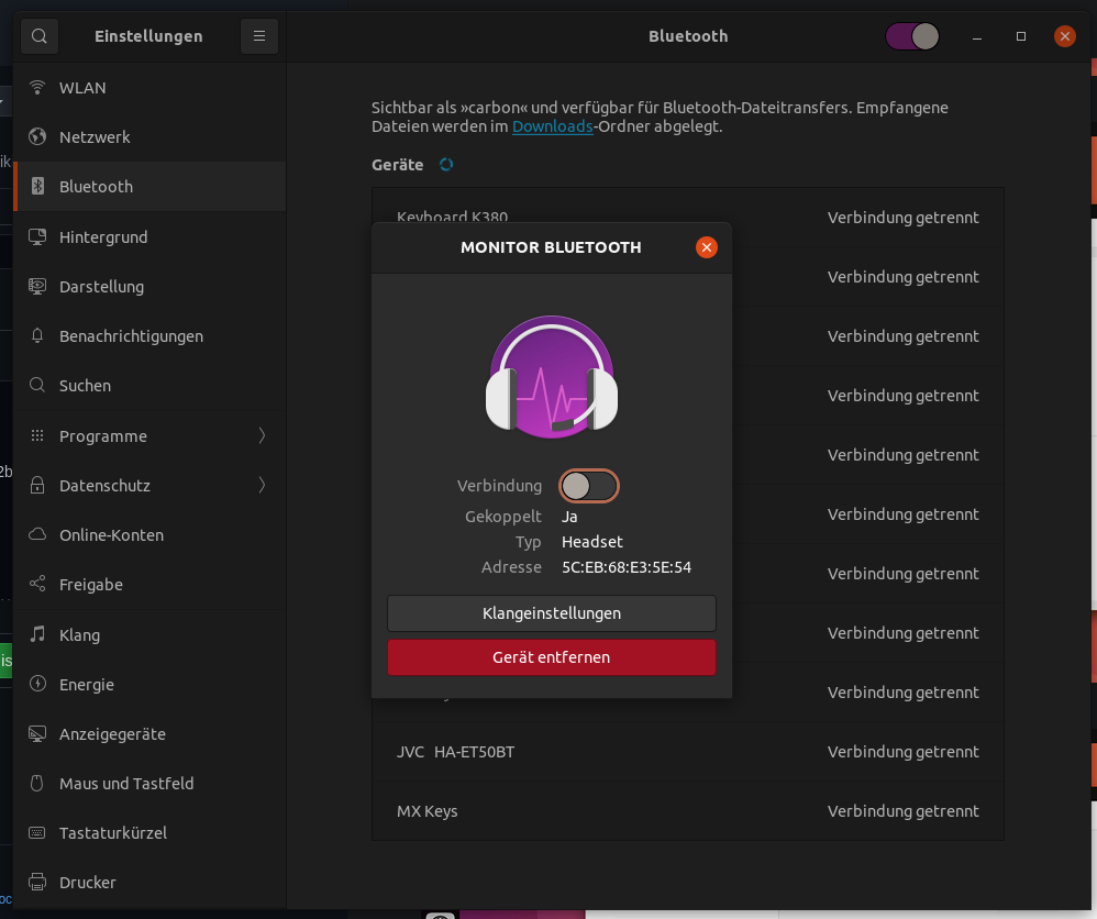Missing Page: Bluetooth · Issue #21 · ubuntu-flutter-community/settings · GitHub