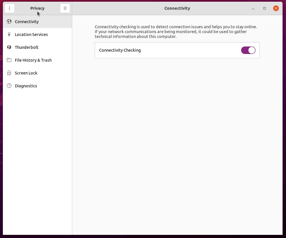 Missing page: privacy & house cleaning · Issue #46 · ubuntu-flutter-community/settings · GitHub