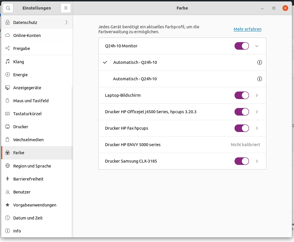 Missing page: color profiles · Issue #56 · ubuntu-flutter-community/settings · GitHub