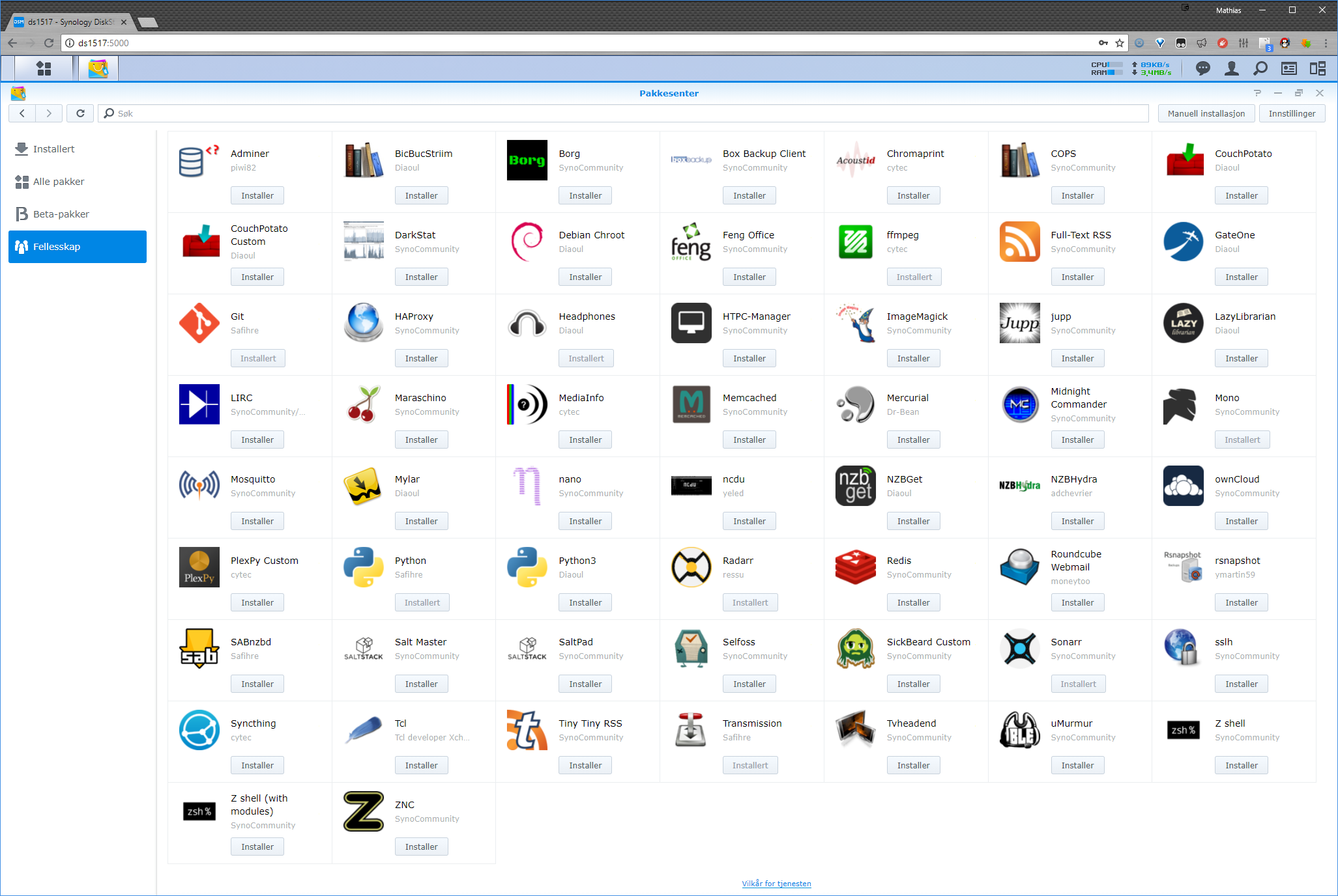 Support for DSM 6.2 (firmware version): jackett... · Issue #2966 ...