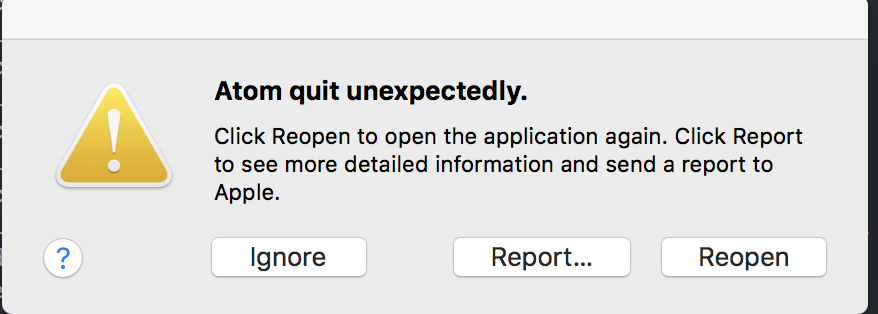 PlatformIO IDE on Atom makes Atom crash on quit on Mac. · Issue #1754 ...