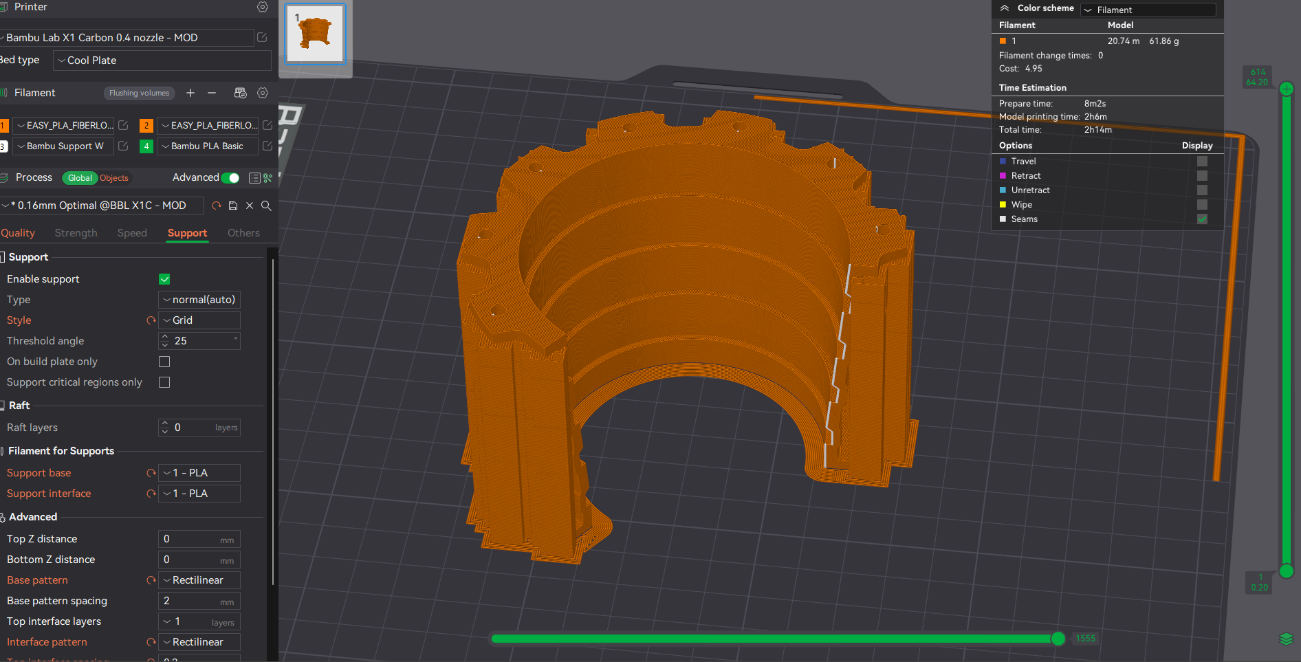 Multi material support layer shift problem · Issue #1705 · bambulab ...