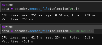 Slow decoding · Issue #3 · Rich-Hall/sentinel1decoder · GitHub