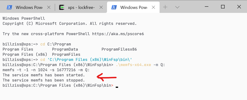 memfs isn't unmounting drive on Windows 10 when sent ctrl+c -- impossible to unmount drive other ...