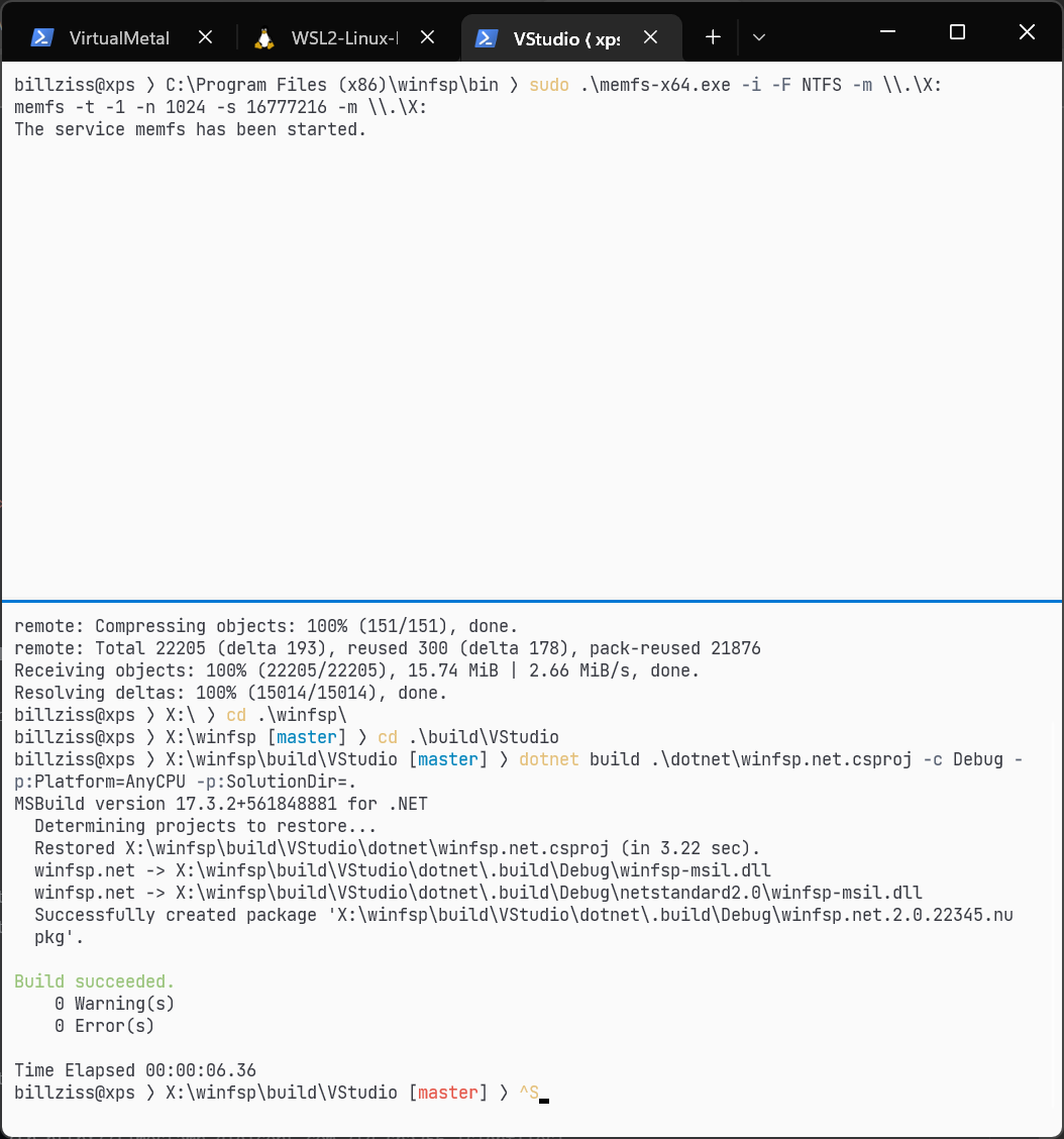Unable to build .NET projects inside a WinFSP filesystem · Issue #475 · winfsp/winfsp · GitHub