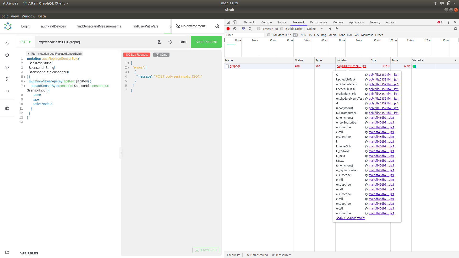 Invalid JSON requestBody in Altair, but working with Curl · Issue #1171 · altair-graphql/altair ...