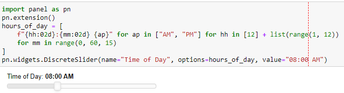 Time Slider · Issue #2244 · holoviz/panel · GitHub