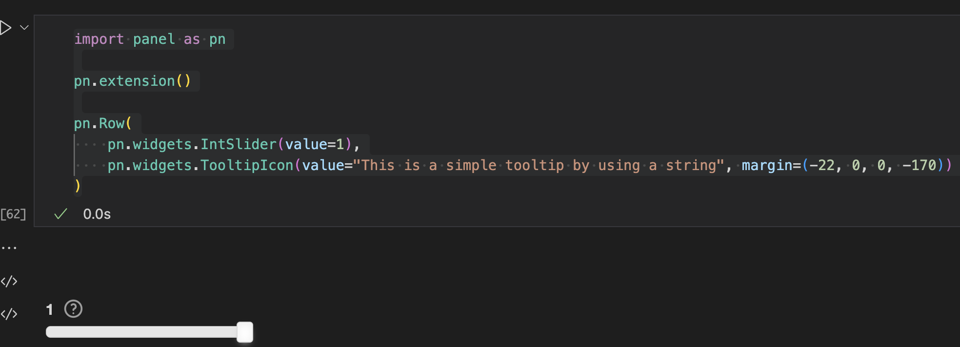 Param 'doc' not showing tooltip on float slider · Issue #5083 · holoviz/panel · GitHub