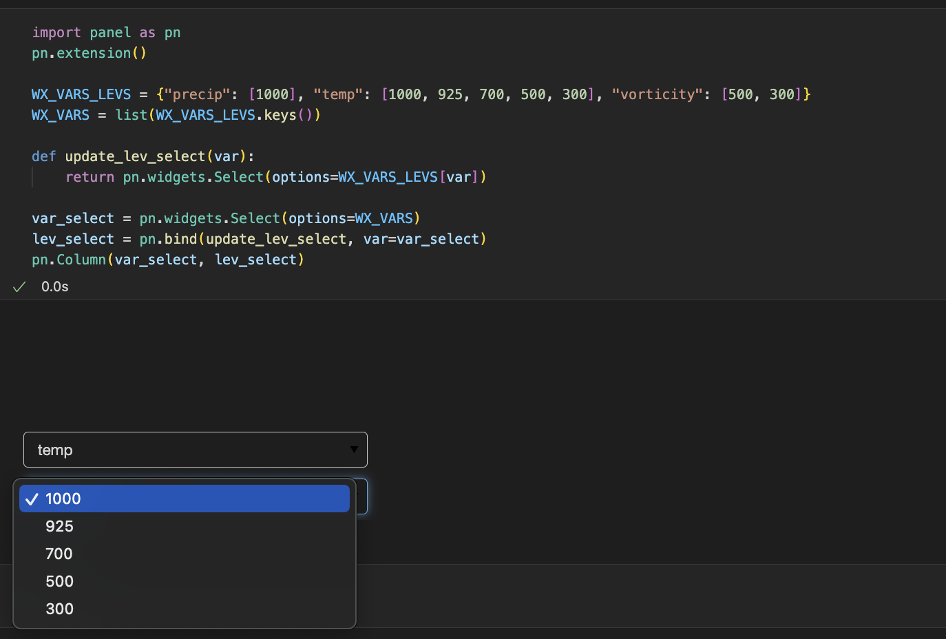 Implement a nested dropdown select · Issue #5744 · holoviz/panel · GitHub