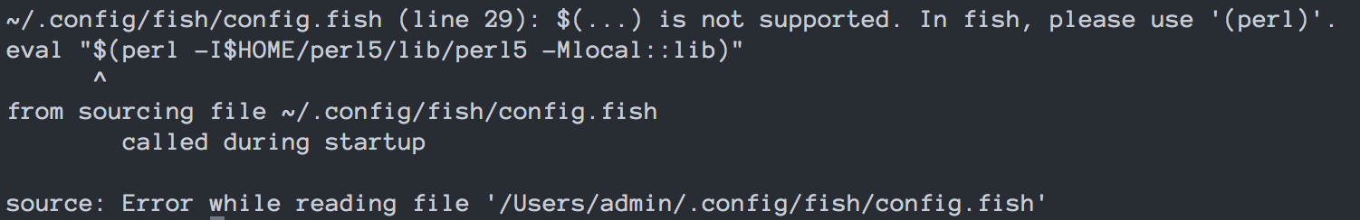 (Perl) echo 'eval "$(perl -I$HOME/perl5/lib/perl5 -Mlocal::lib ...