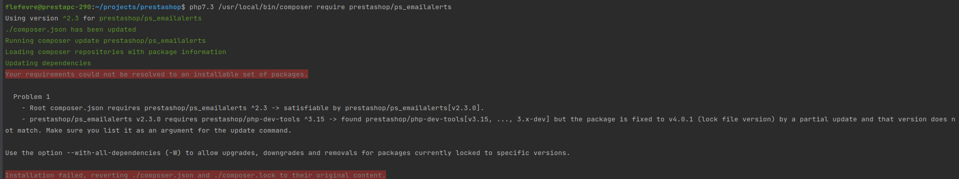 ps_emailalerts is not compatible with PS 8.0 · Issue #27037 · PrestaShop/PrestaShop · GitHub