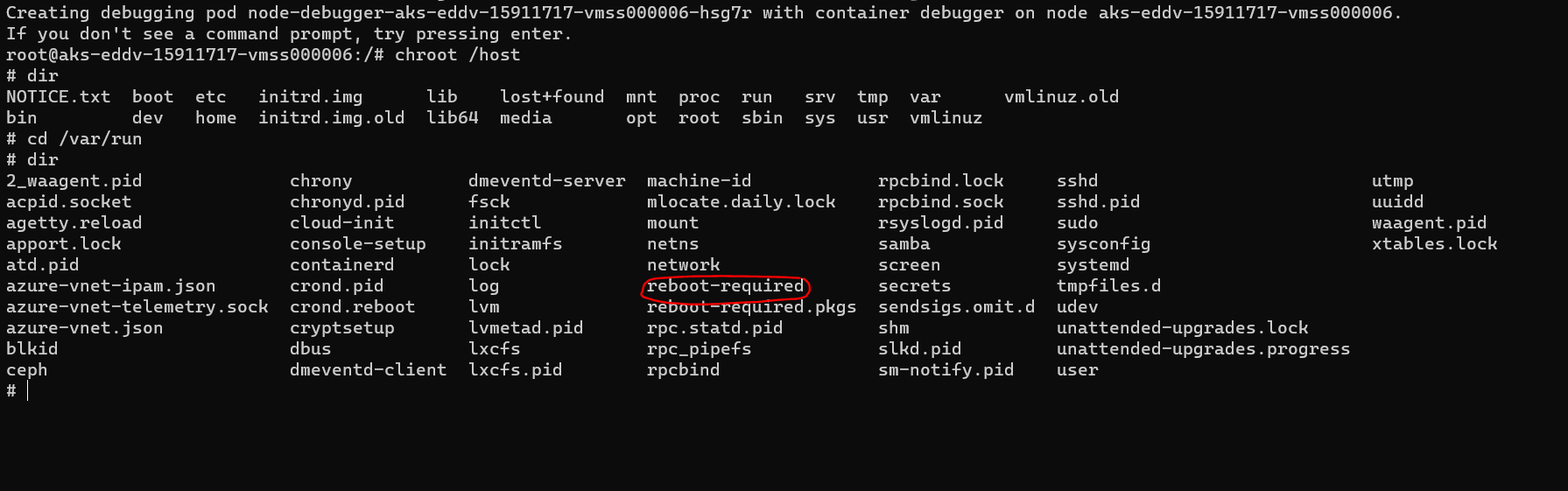 Kured says reboot not required even though there is a reboot-require file present on the ...