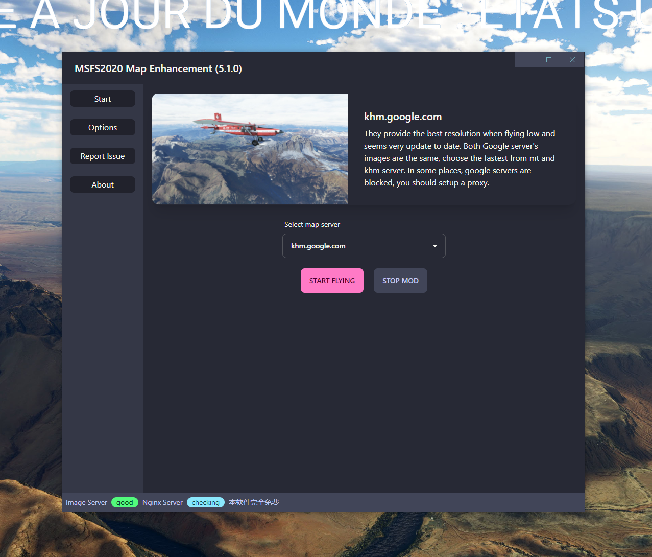 Nginx Server stucked in "checking" mode · Issue #189 · derekhe/msfs2020-map-enhancement · GitHub